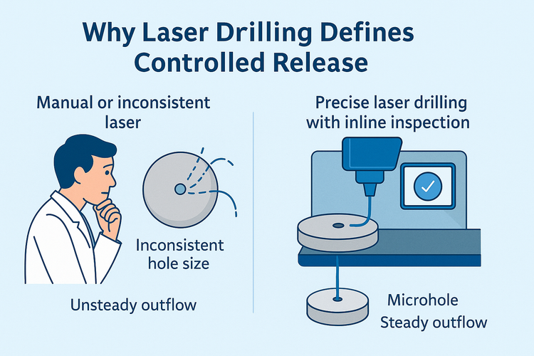 Why Laser Drilling Defines Controlled Release in Osmotic Tablets – HUANGHAI
